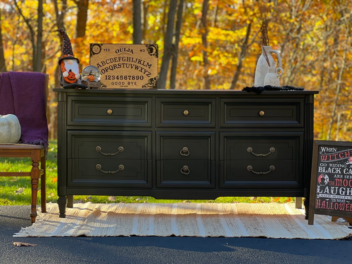 SOLD Dixie Mid-century Modern Lowboy Dresser | MCM | Sideboard | Buffet ...