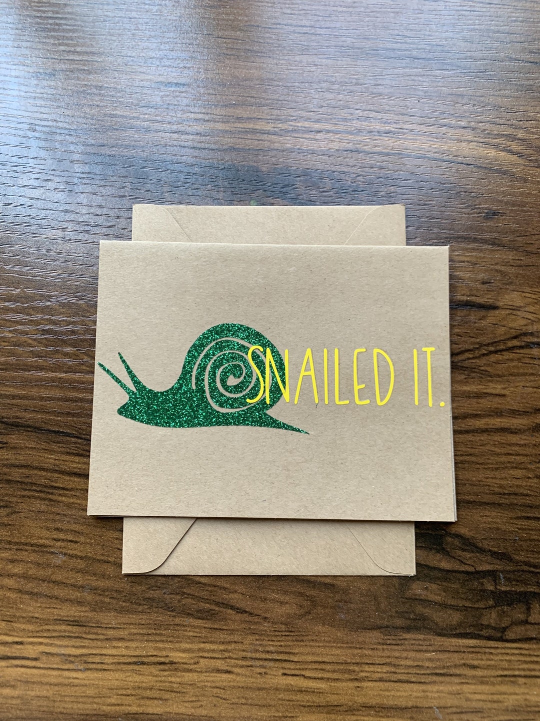 Card Snailed It V.2 - Etsy