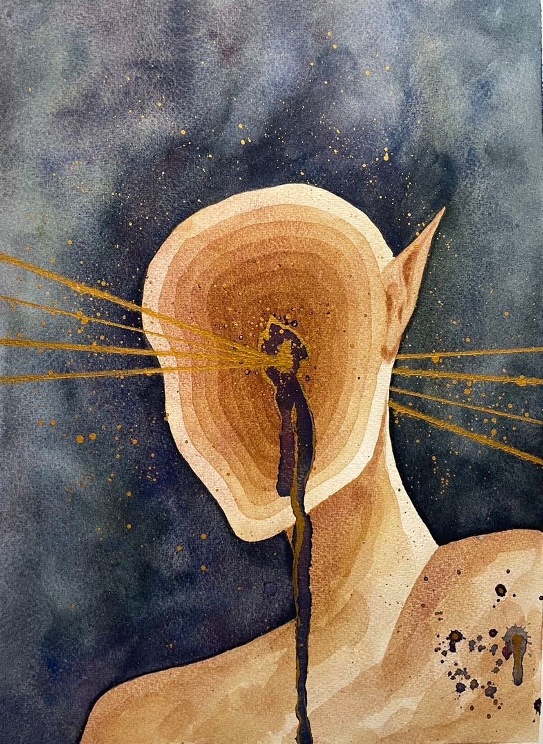 Fourth Dimension Watercolor Artwork not Framed - Etsy