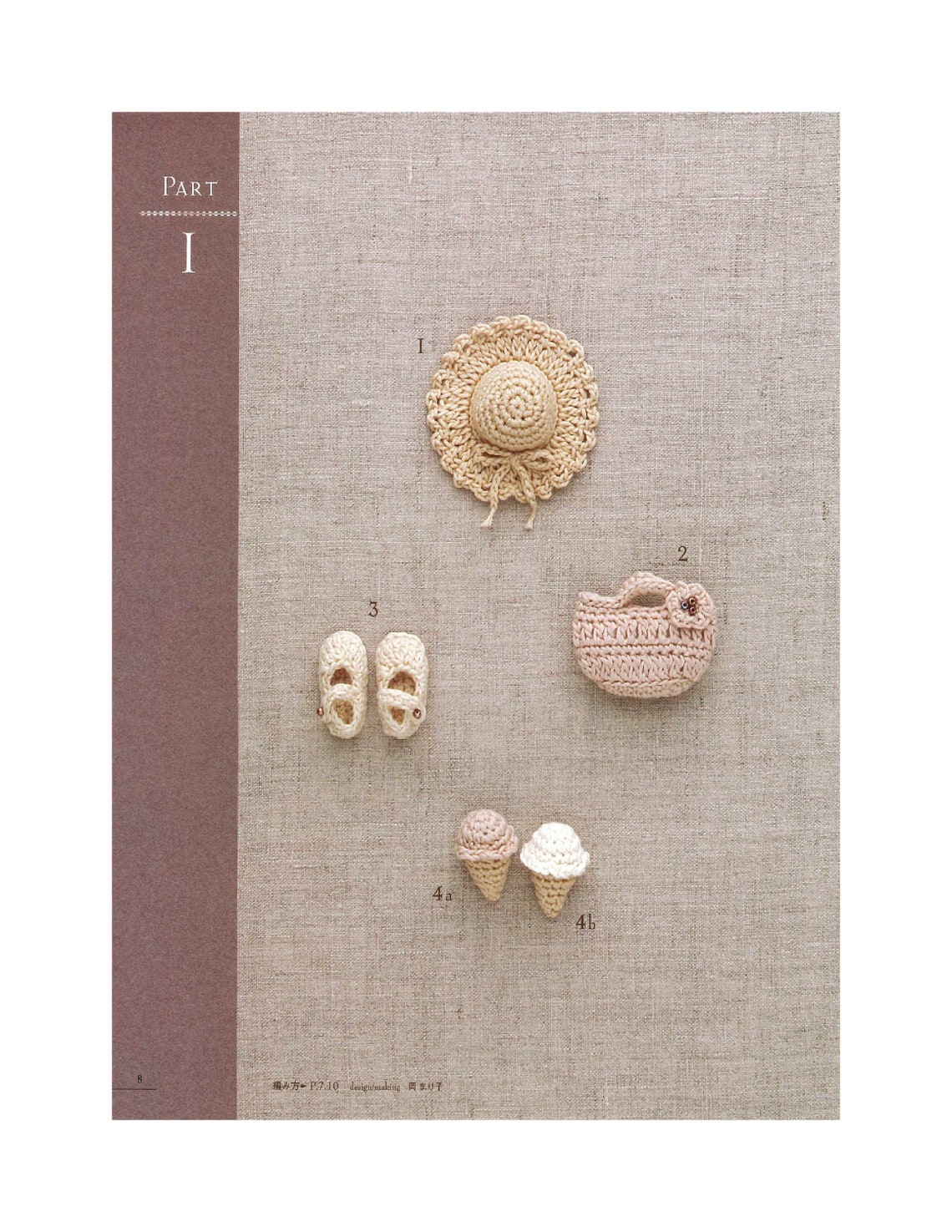 Japanese Crochet Book First Crochet Mini Motif Pattern 100 PDF - Etsy
