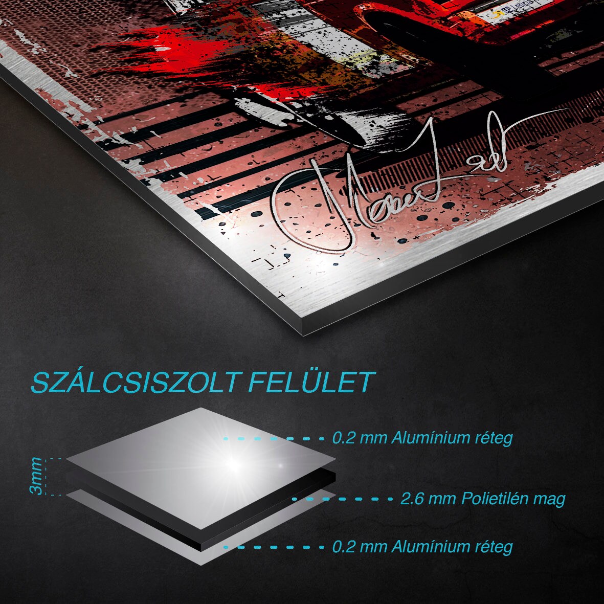 Szálcsiszolt Alumínium Lada Táblák A4 / A3 Méret - Etsy