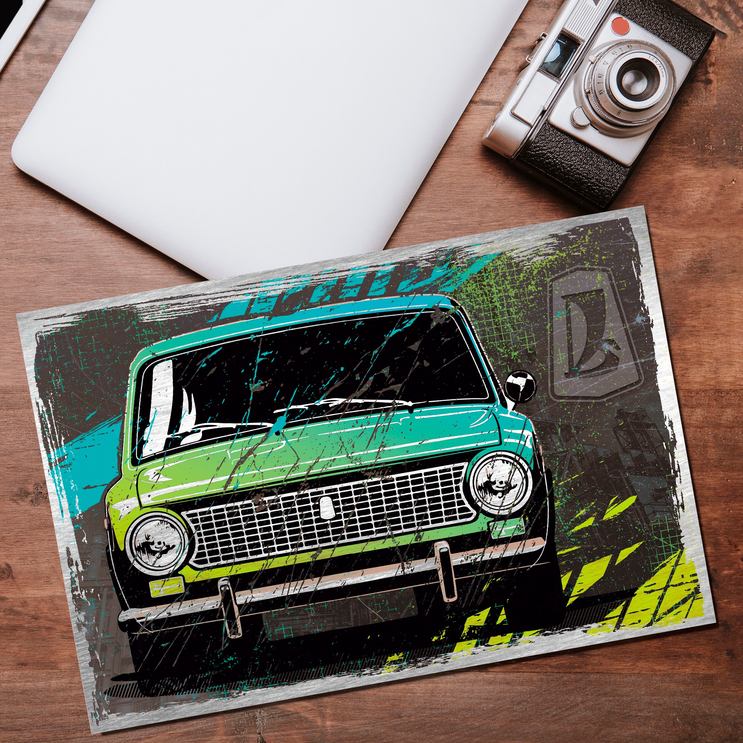 Szálcsiszolt Alumínium Lada Táblák A4 / A3 Méret - Etsy