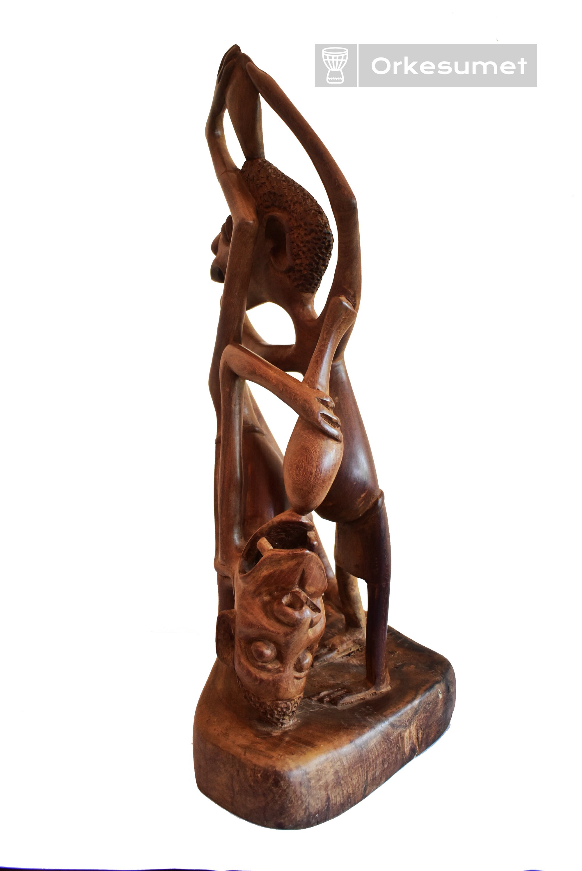 African Makonde Wood Carved Shetani Sculpture From Tanzania - Etsy