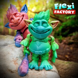 Flexi Factory Troll STL and 3MF Included! - Etsy