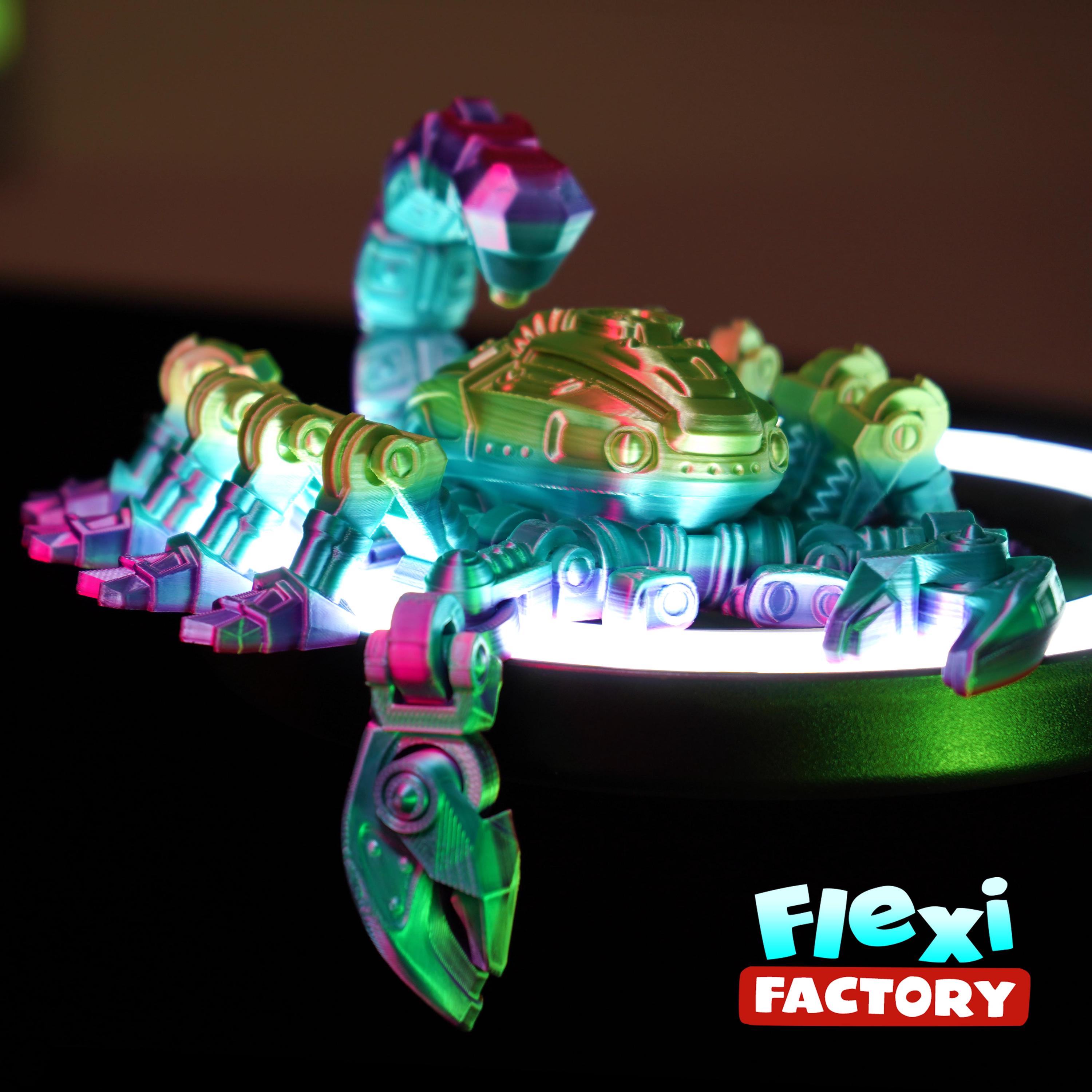 Flexi Factory Cyber Scorpion With 3MF and XL Version Included! - Etsy