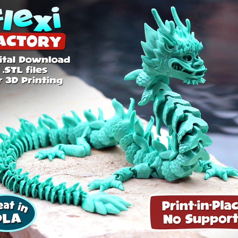 Stl Dragon Flex - Etsy