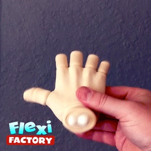 Flexi Factory Print-in-place Hand - STL for 3D Printing - Etsy