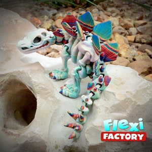 FLEXI FACTORY Skeleton Stegosuarus - Etsy