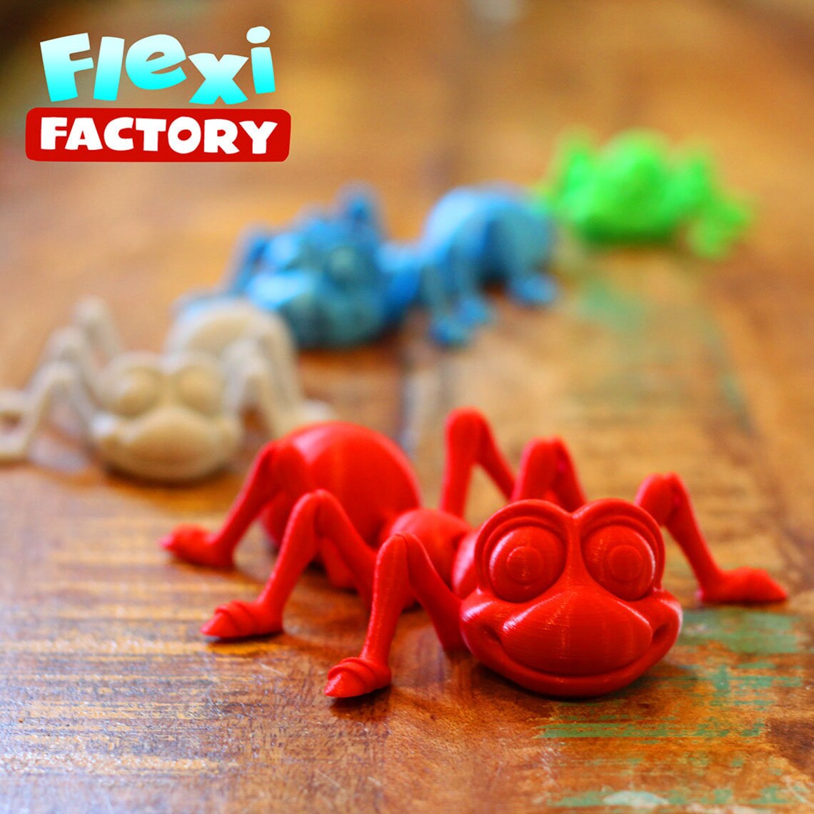 Cute Flexi Print-in-place Ant STL File for 3D Printing | Etsy
