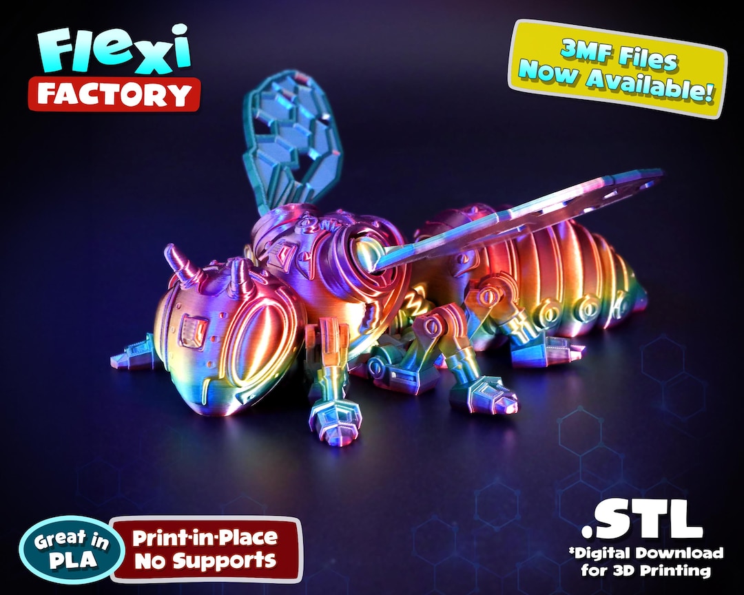 Flexi Factory Cyber Bee - Etsy