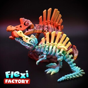 Flexi Factory Skeleton Spinosaurus: STL and 3MF Files Included - Etsy