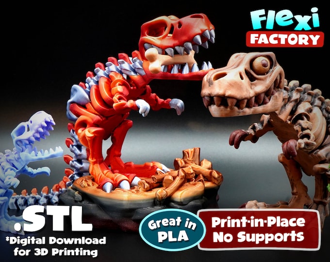 Articulated T Rex 3d Print - Etsy