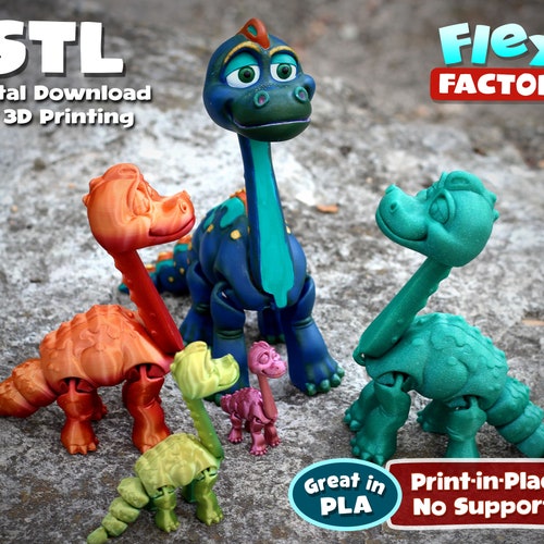 Cute Flexi Print-in-place Happy Octopus STL File for 3D - Etsy