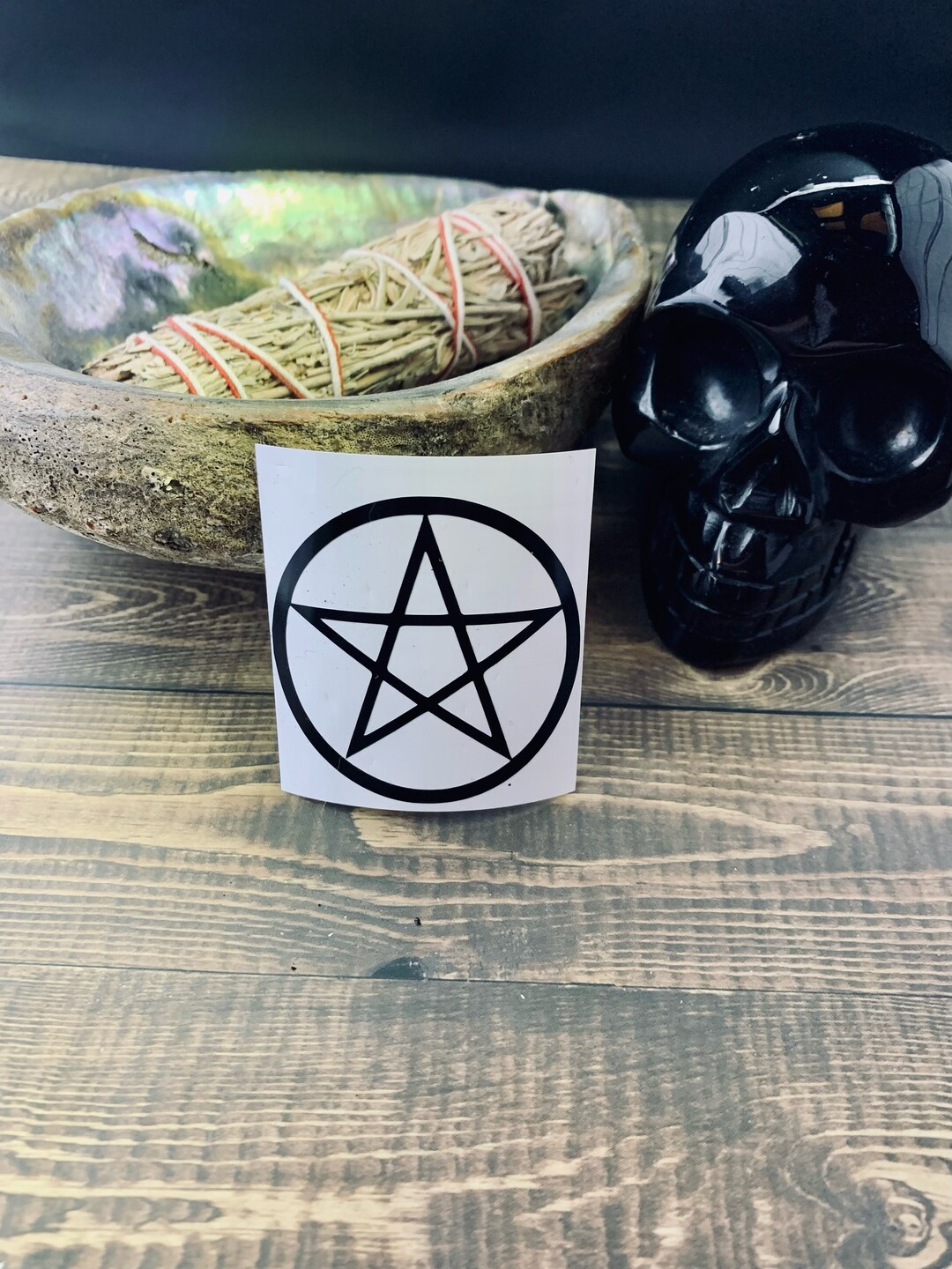 Pentacle Vinyl Decal | Pentagram Vinyl Sticker for Car, Laptop, Phone ...