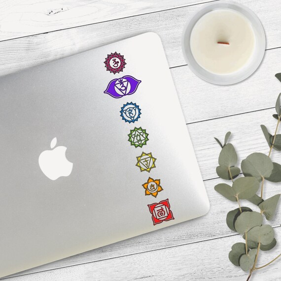 Chakra Stickers Set of Seven Chakra Gift Set for Yoga - Etsy