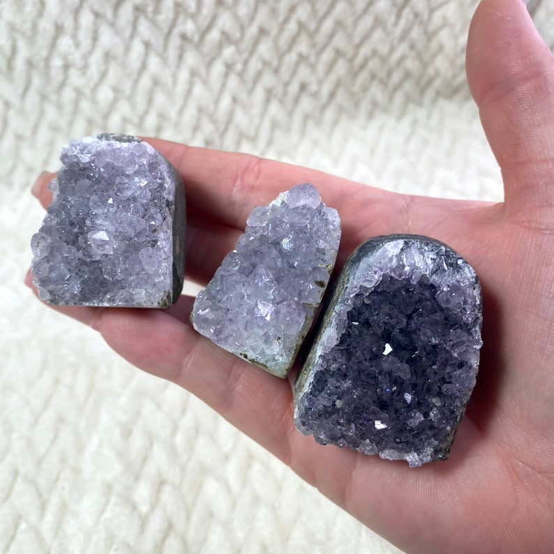 Mini Amethyst Cathedral Cluster – Dark Purple Healing Crystal - Etsy UK