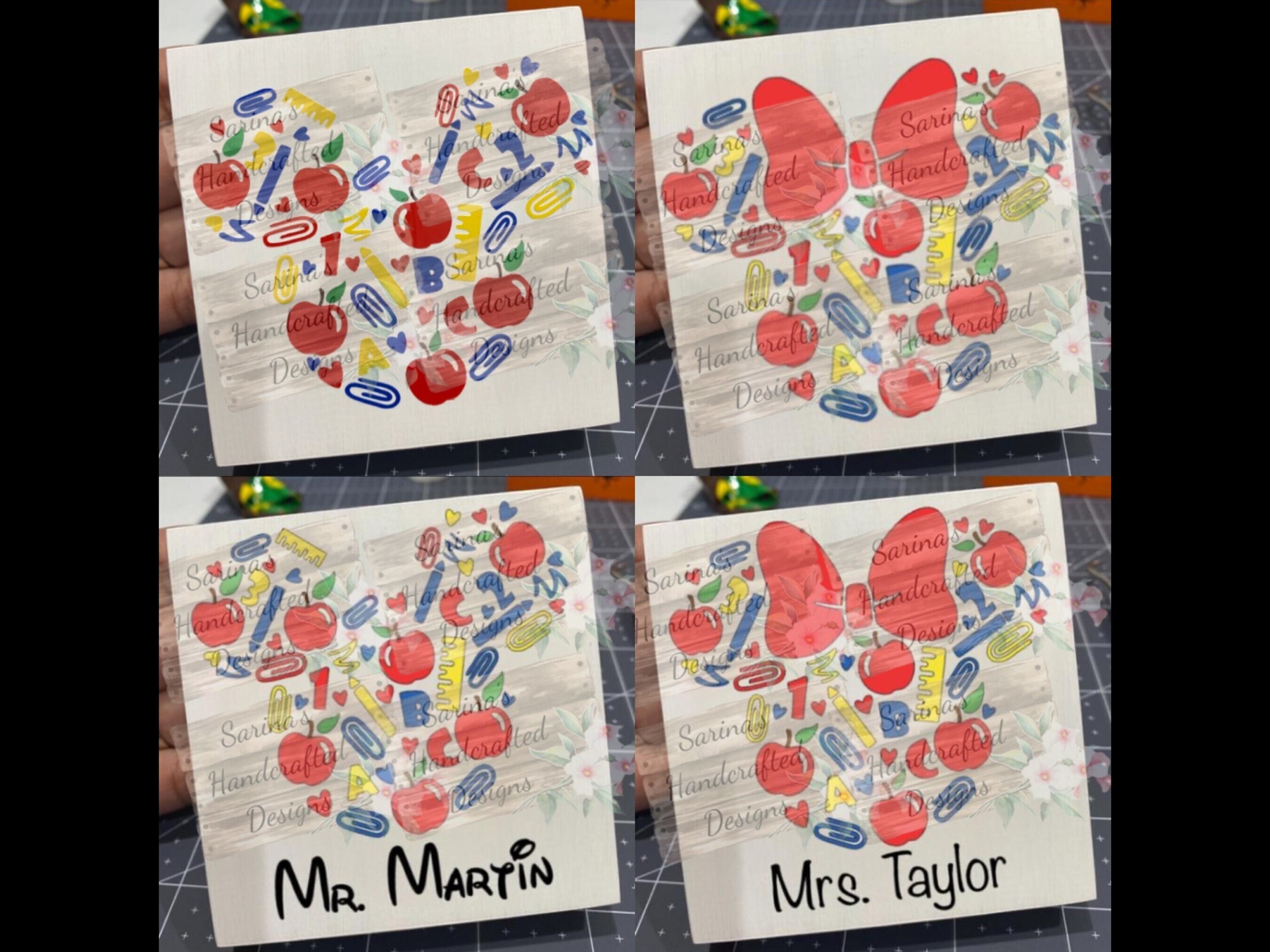 Mickey & Minnie Teachers Day Teacher Appreciation Day - Etsy