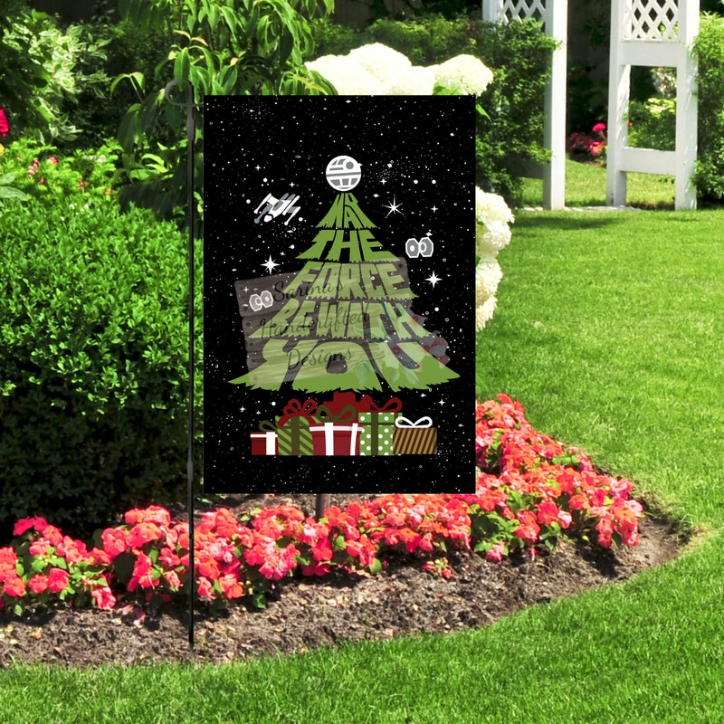 Garden Flag Svg - Etsy