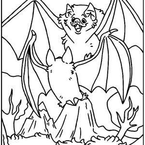 Bat Coloring Pages (10PACK) Printables for Kids & Adults - Etsy
