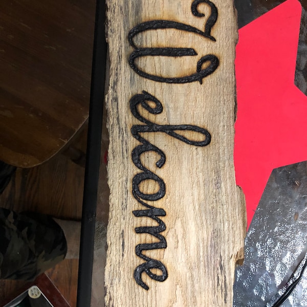Burnt Wood Signs - Etsy