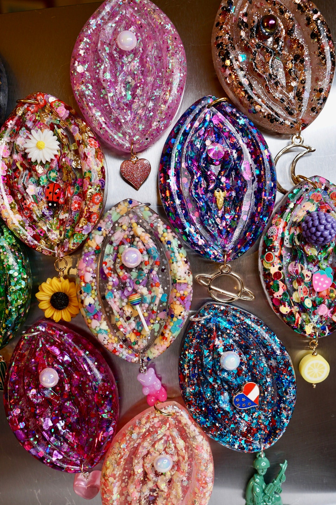 Labia Vulva Drip Magnets Kitschy Collection for Refrigerator - Etsy
