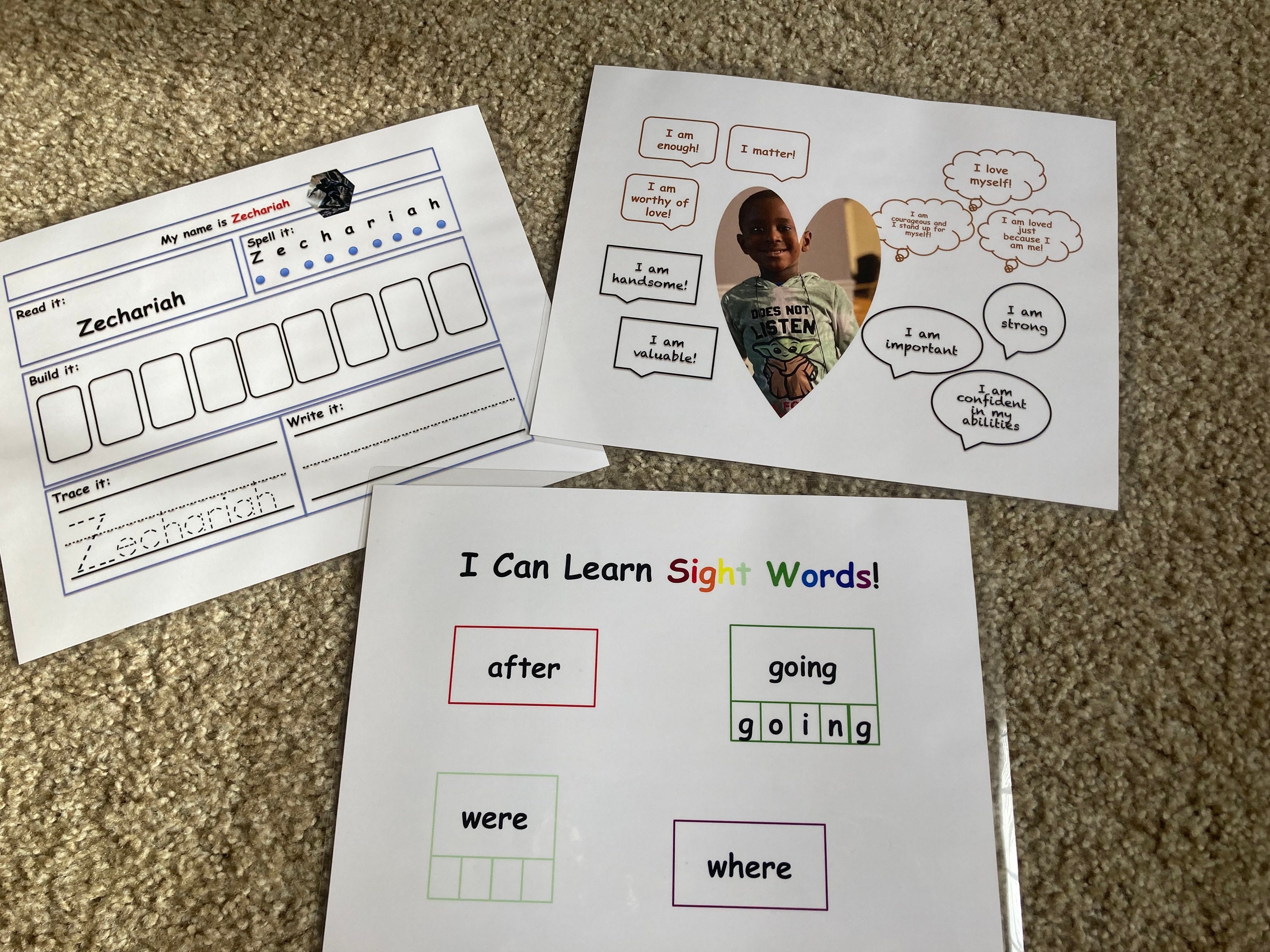 Kindergarten/1st Grade Binder *DIGITAL - Etsy