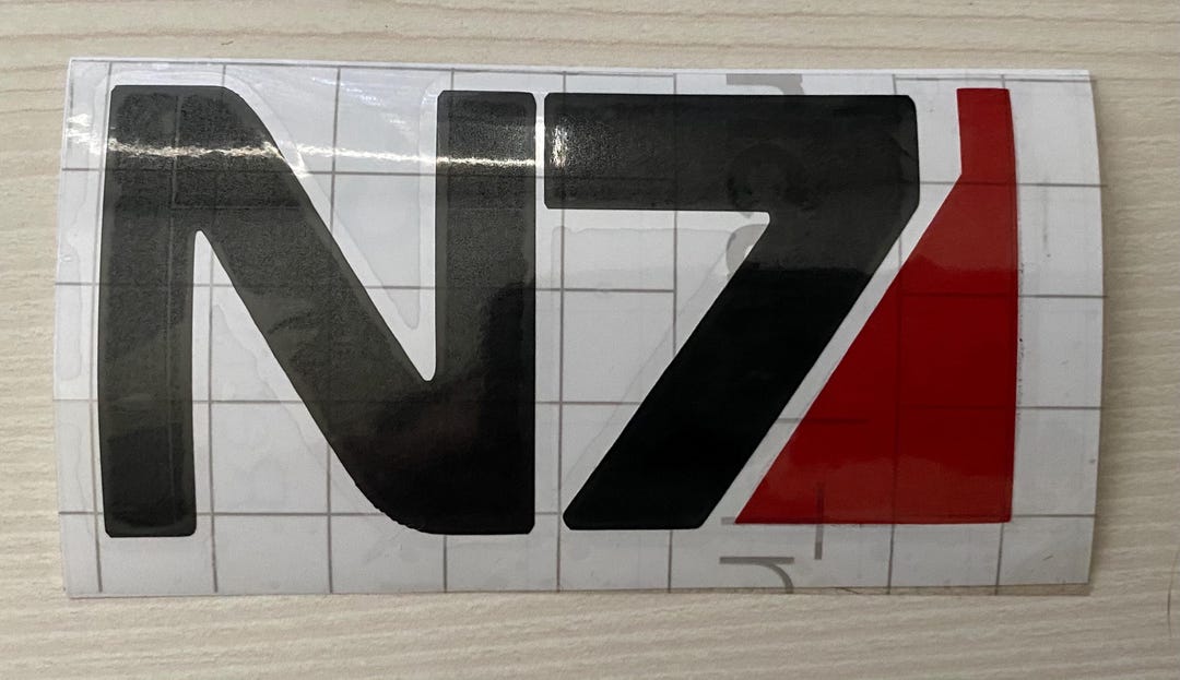 Mass Effect N7 Vinyl Sticker - Etsy
