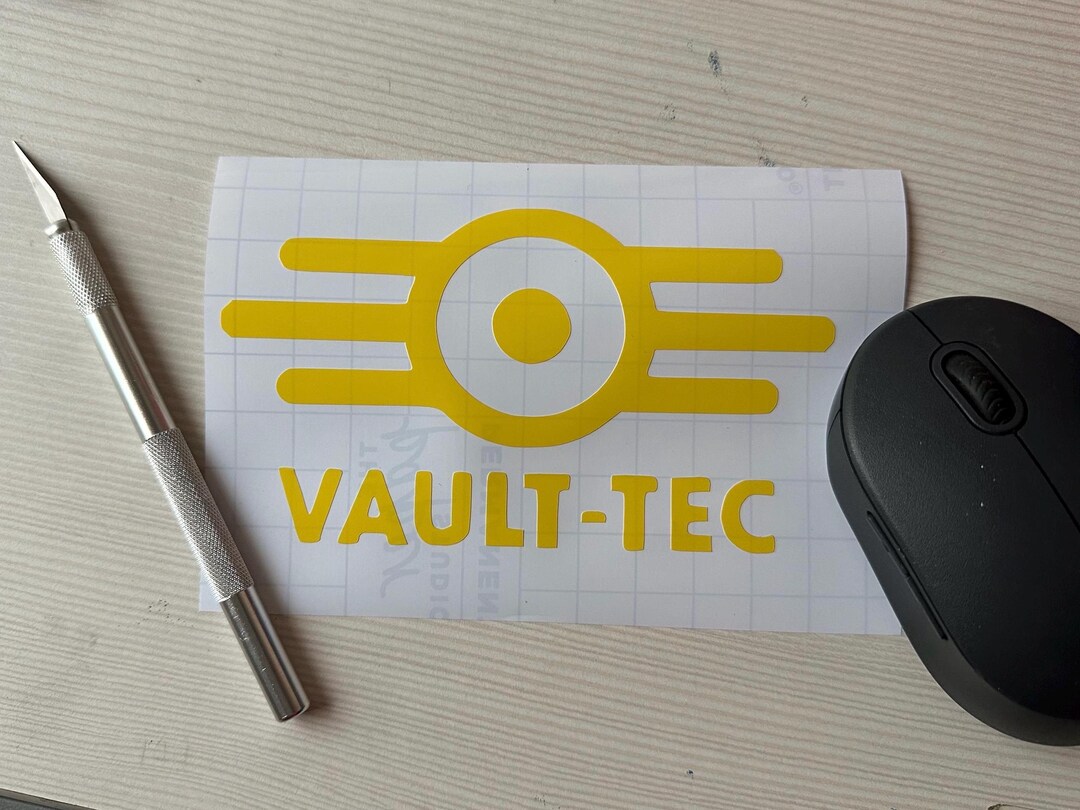 Vault Tech Logo Sticker Fall Out - Etsy