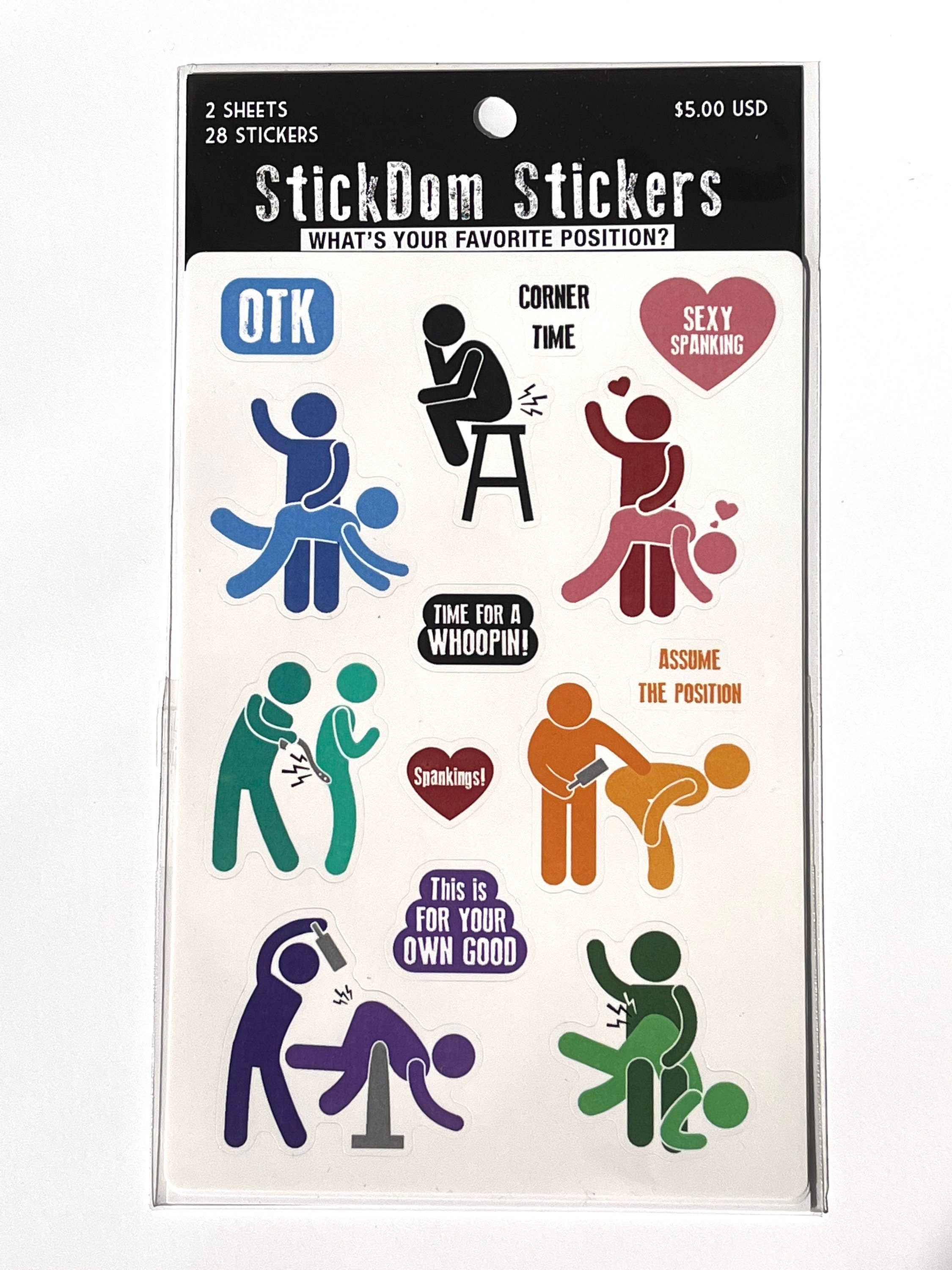 Stickdom Sticker Sheets - Etsy