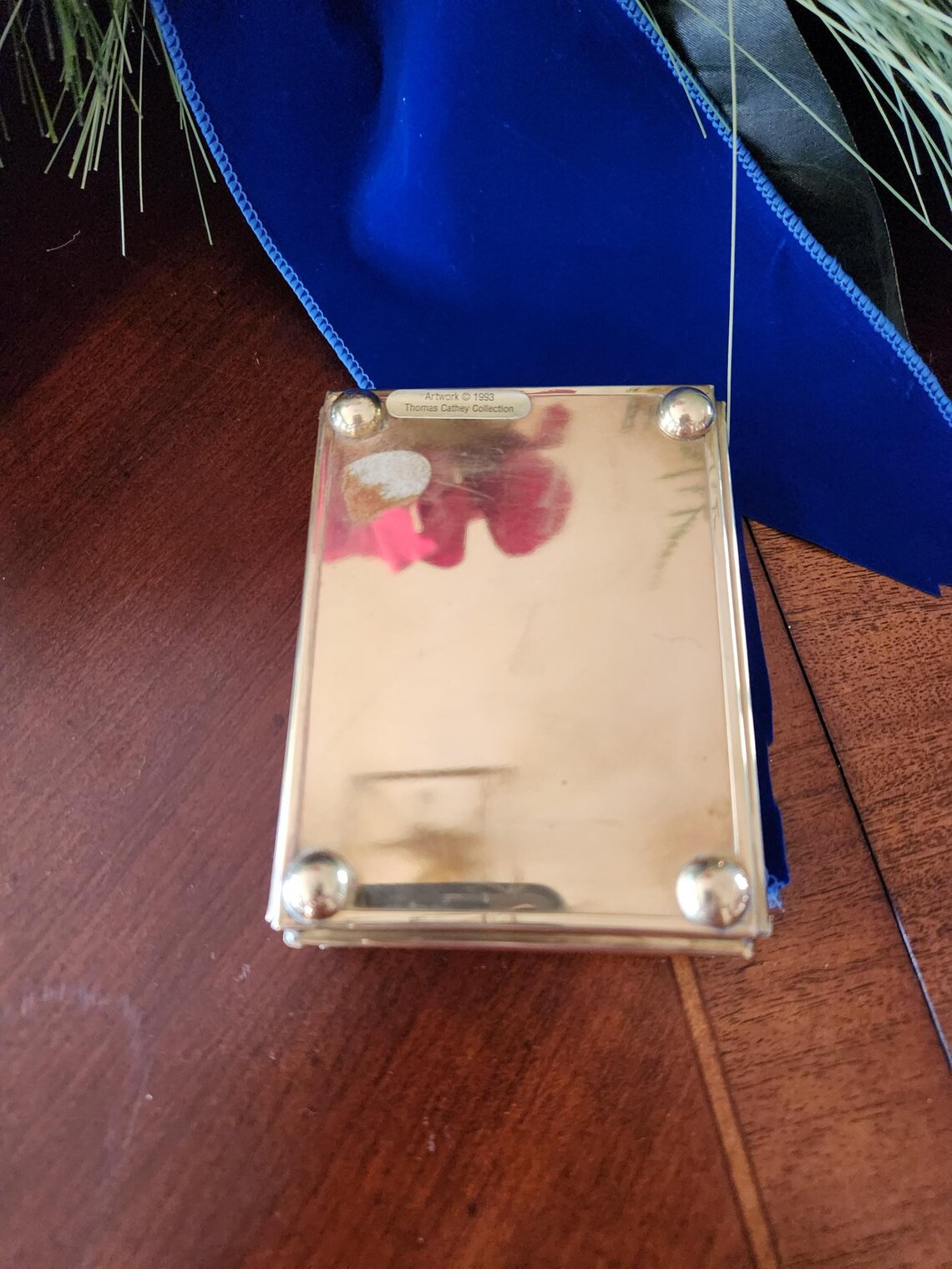 Vintage 1993 Thomas Cathey Collection Trinket Box With Blue - Etsy