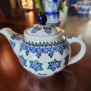 Mini 4 Teapot Polish Pottery by Ceramika Artystyczna Made in Poland ...