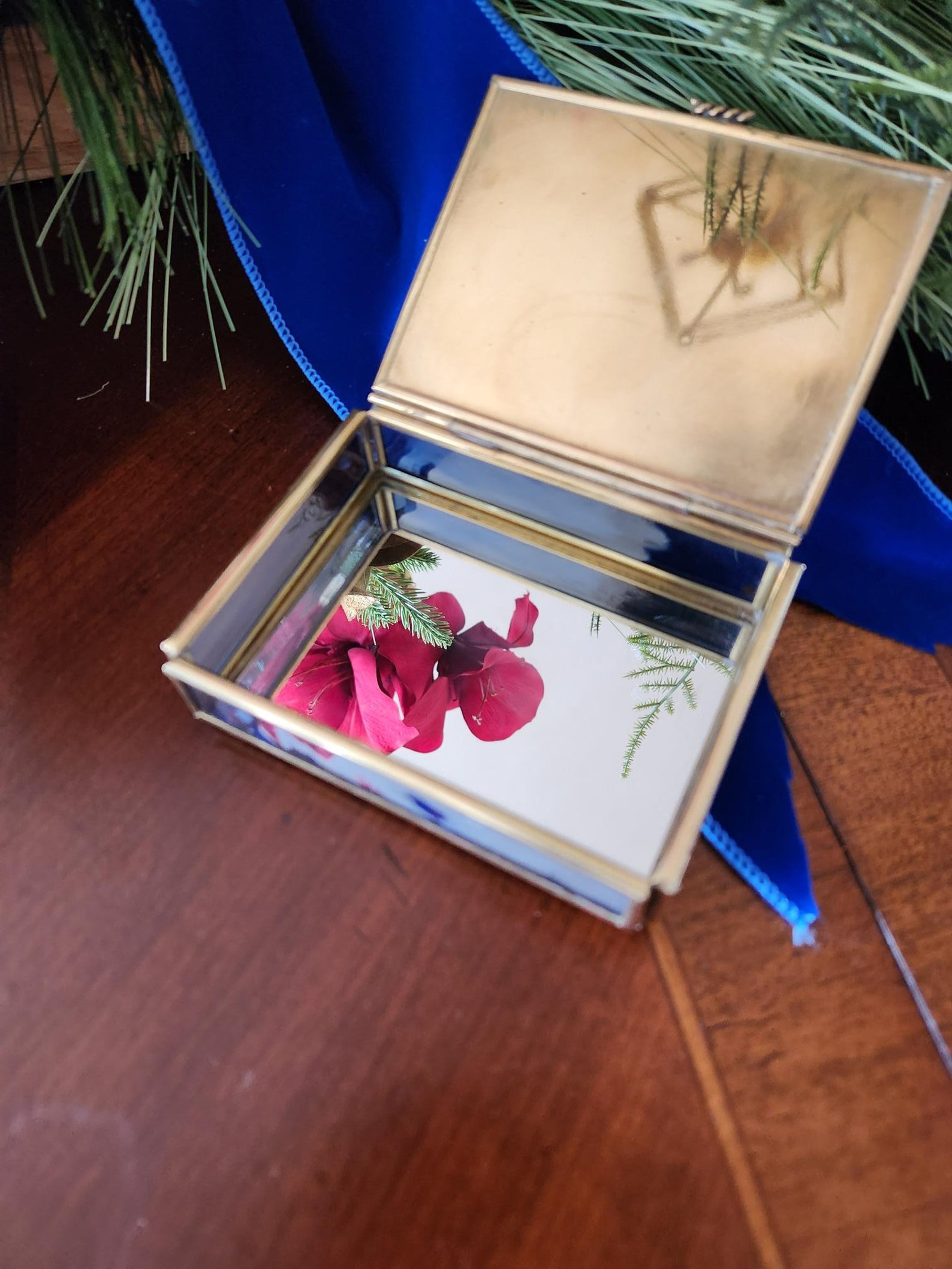 Vintage 1993 Thomas Cathey Collection Trinket Box With Blue - Etsy