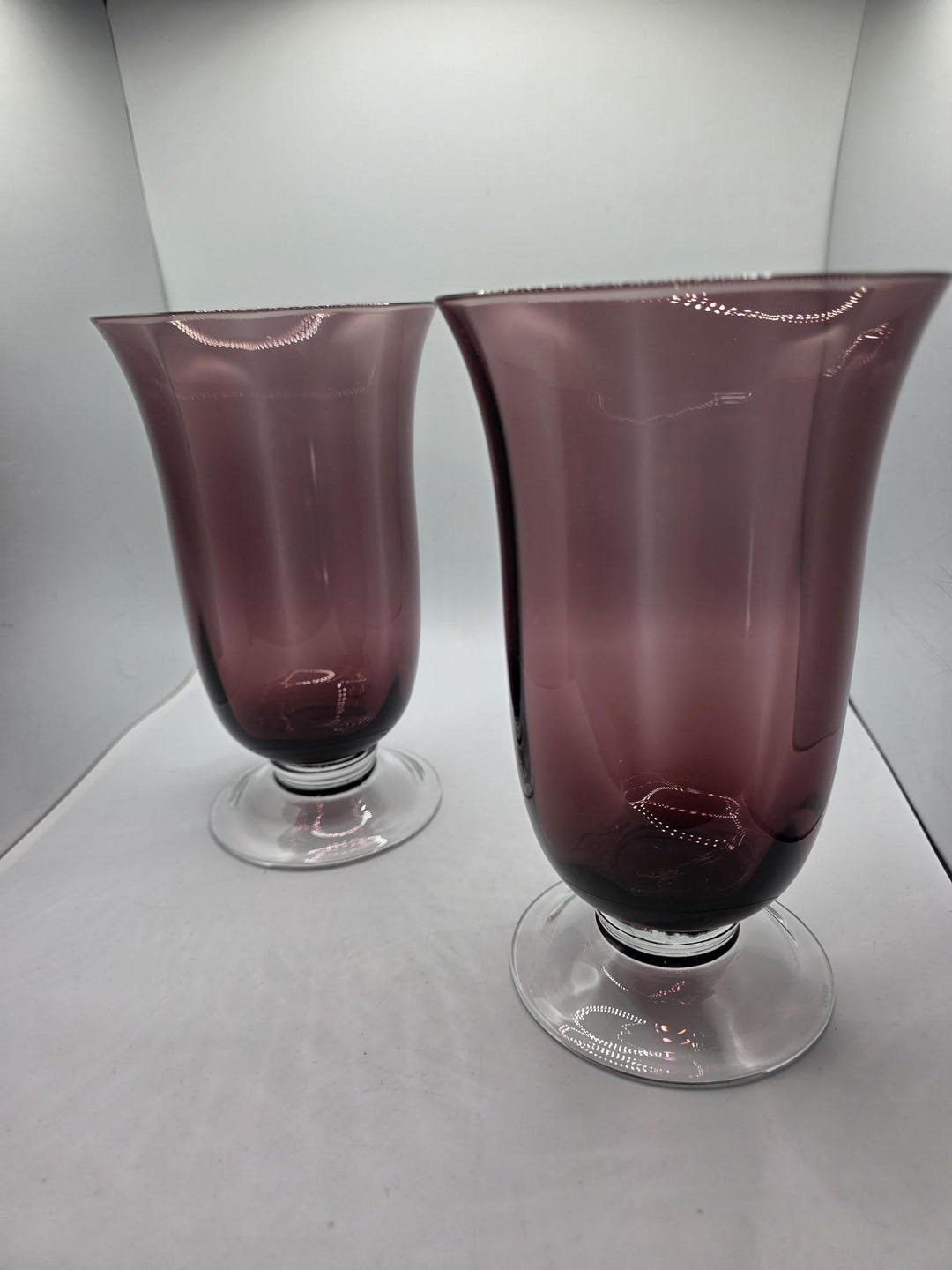 Pair of Lenox Purple Amethyst High Ball Glasses - Etsy