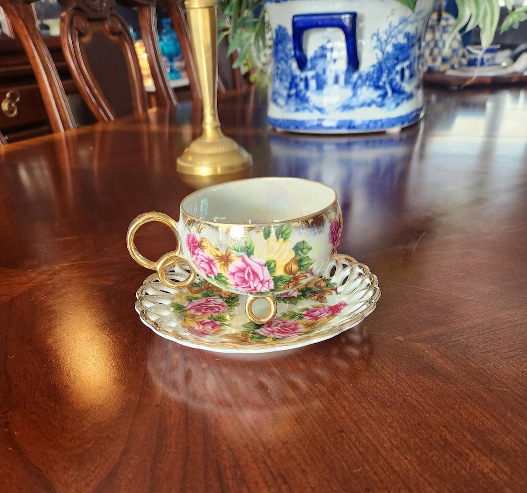 Royal Sealy China Teacup and Saucer Set, Made in China, Teacup Set ...