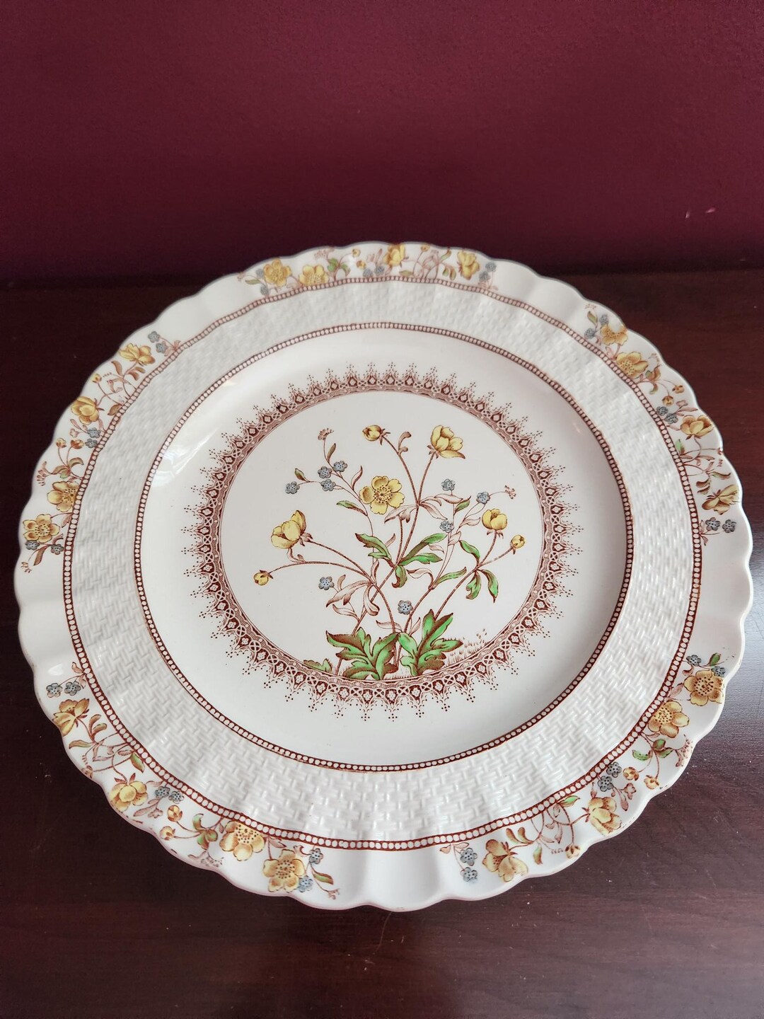 Copeland Spode Buttercup 10.5 Dinner Plate - Etsy