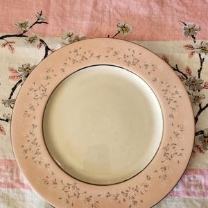 Castleton Pink Trousseau Dinner Plate 10.75", 1958 - 1966, Spring ...