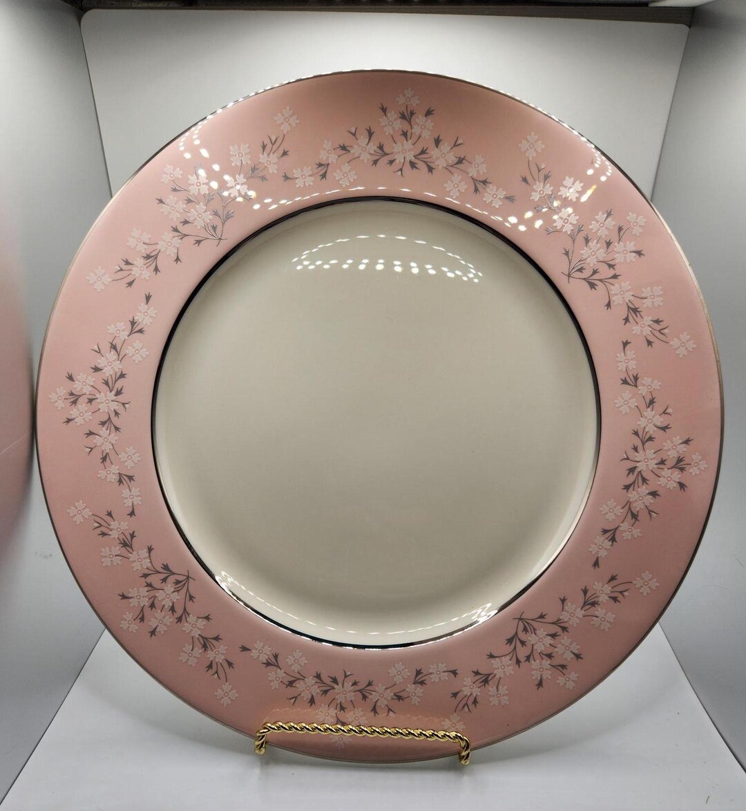 Castleton Pink Trousseau Dinner Plate 10.75", 1958 - 1966, Spring ...