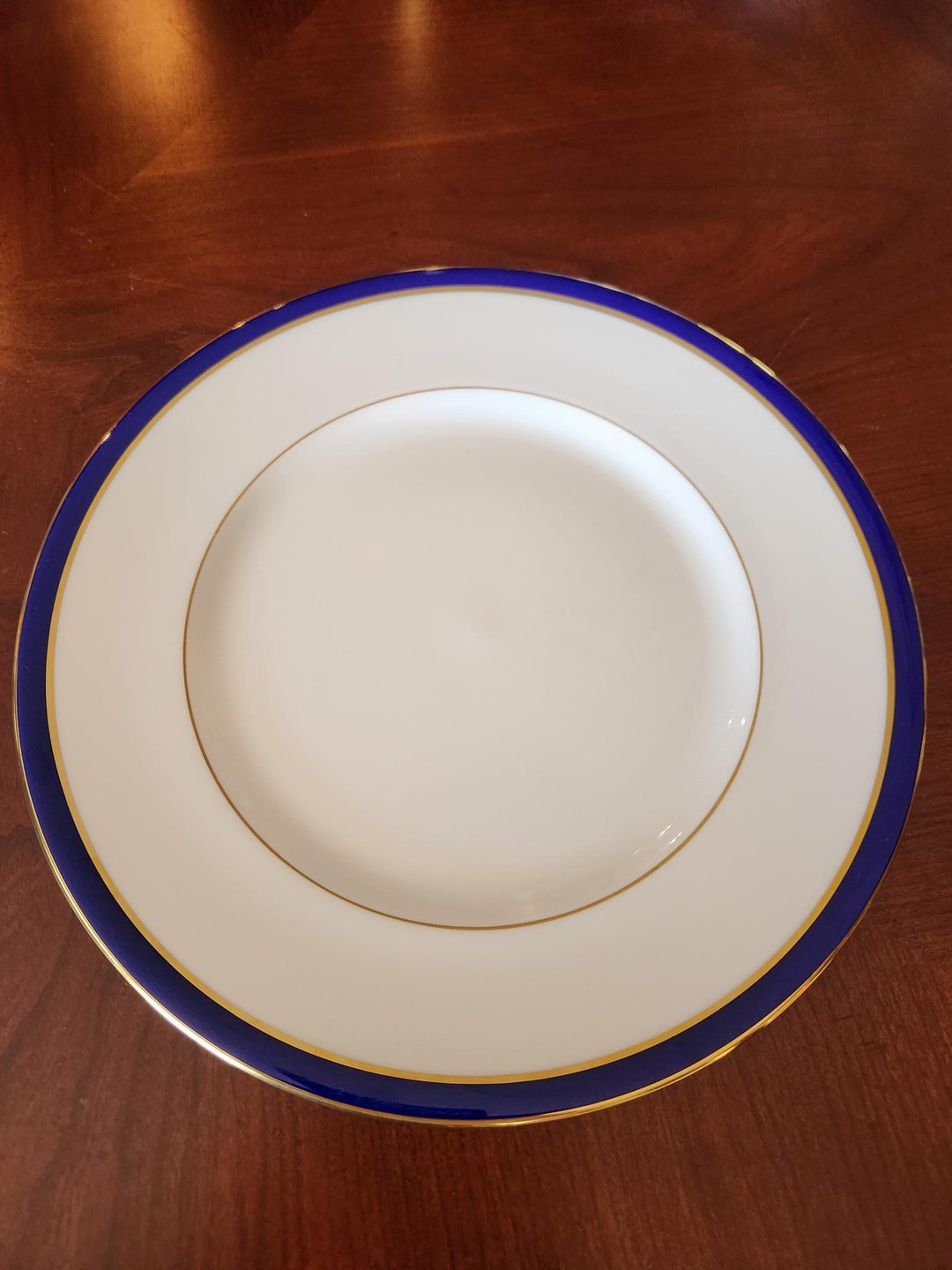 Lenox, Classic Collection, Federal Cobalt, English Bone China, Dinner ...