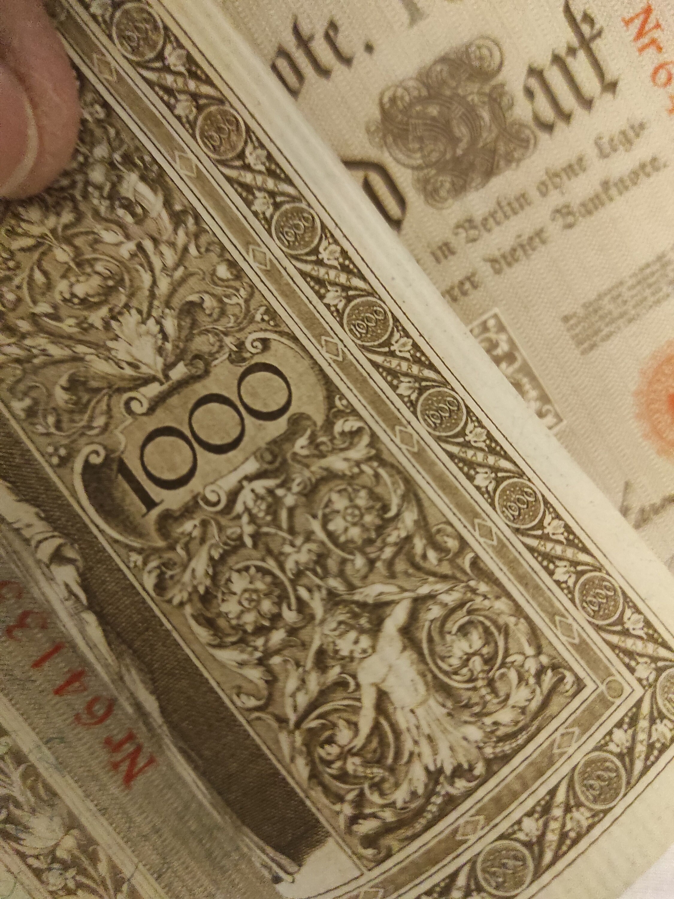 BERLIN Germany 1000 Bank NOTE APRIL 21 1910 Lot 10pcs - Etsy