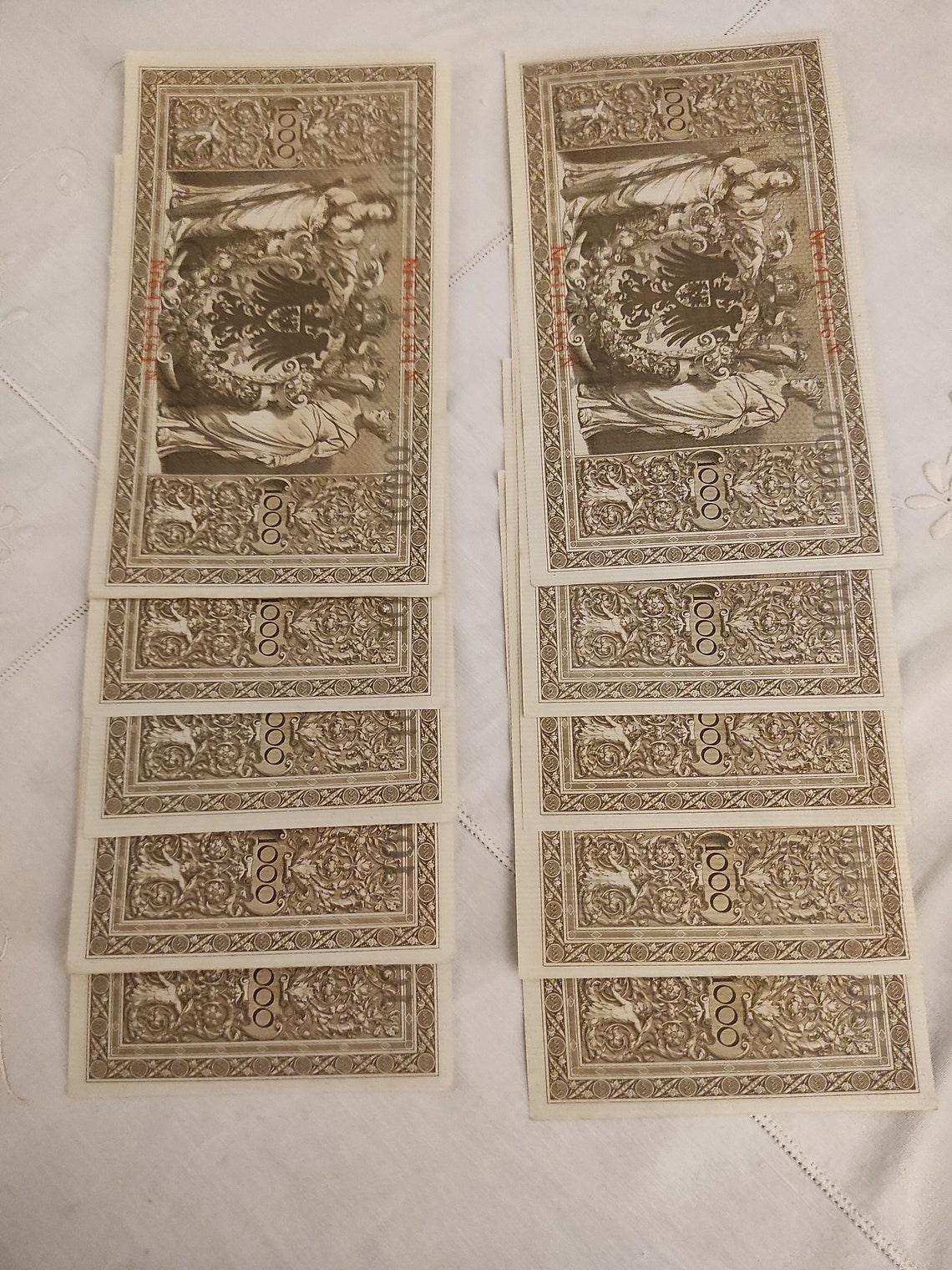 BERLIN Germany 1000 Bank NOTE APRIL 21 1910 Lot 10pcs - Etsy