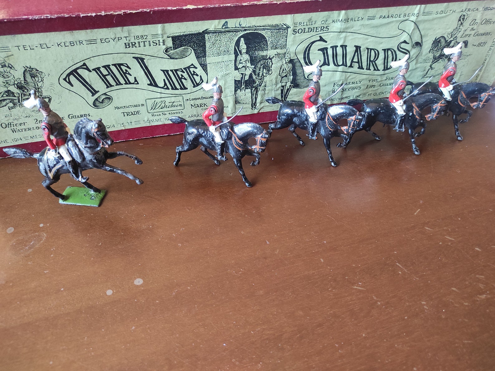 W. Britains Toy Soldiers British Army the Life Guards, Set of 5 British ...
