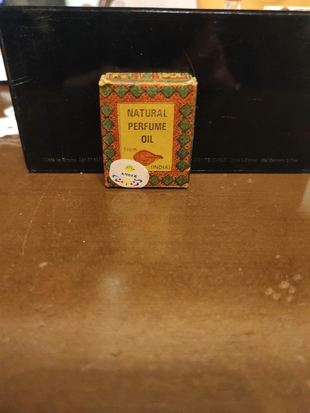 Amber India Natural Perfume Oil Miniature Rare Full - Etsy