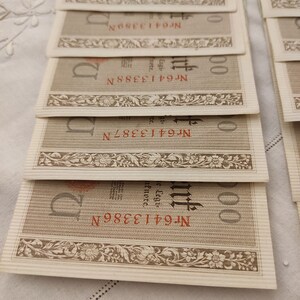 BERLIN Germany 1000 Bank NOTE APRIL 21 1910 Lot 10pcs - Etsy