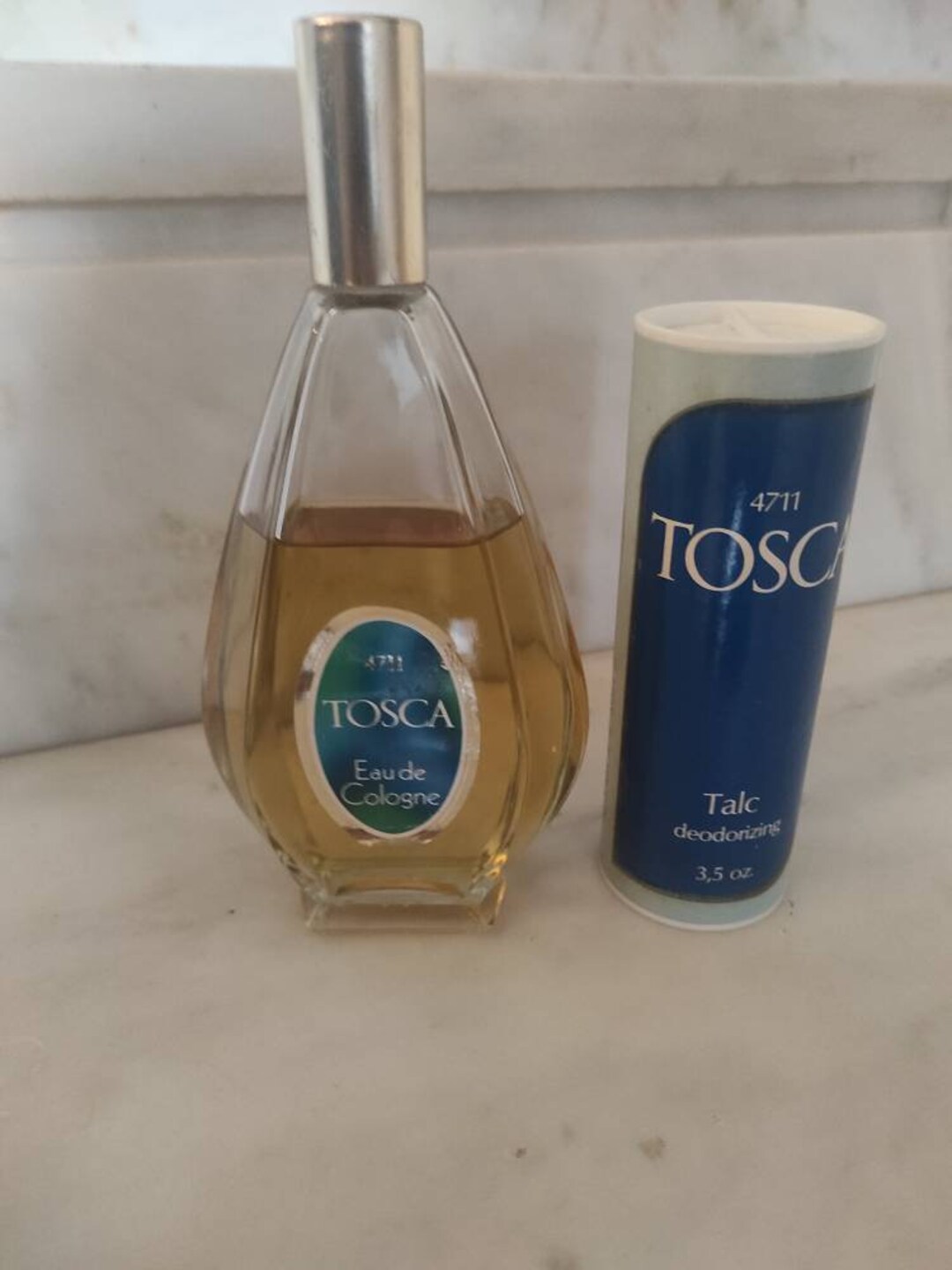 VINTAGE 4711 Tosca Eau De Cologne 190ml and Talc 80%full - Etsy