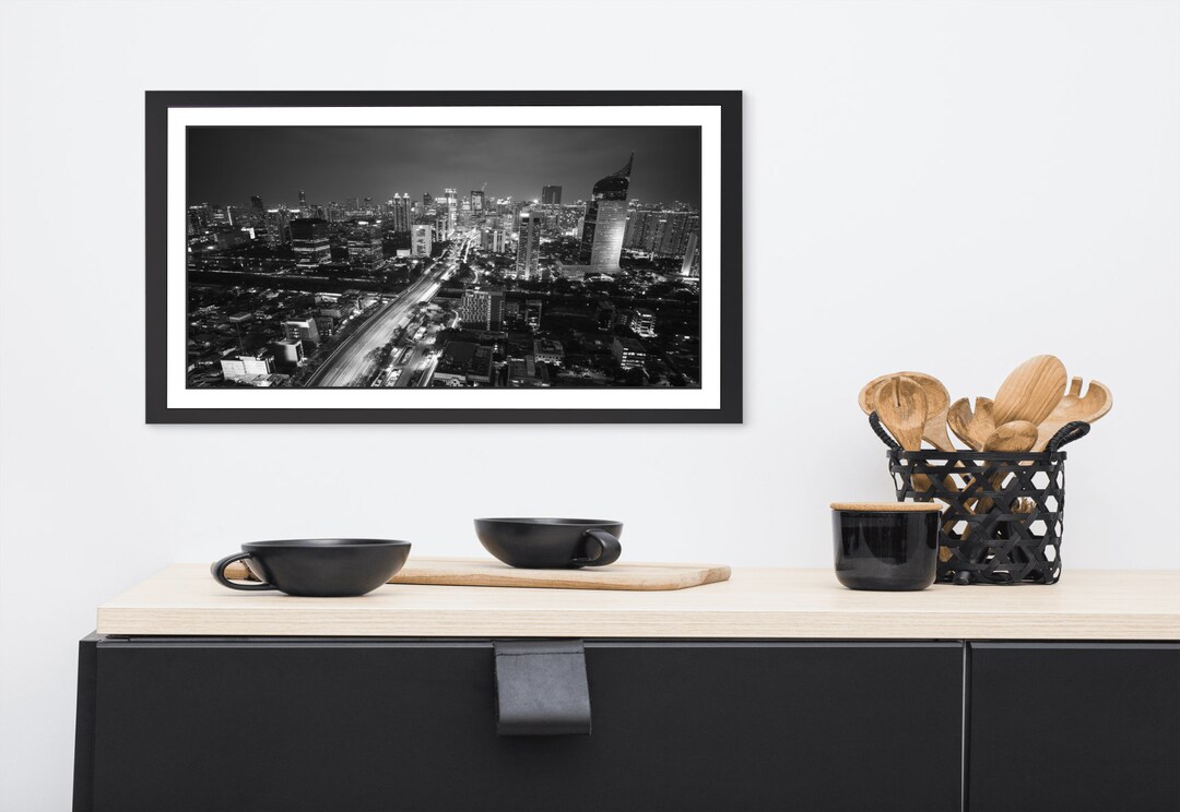 Sky Scraper City Scape Wall Art - Etsy