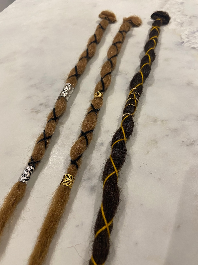 Clip in Dreadlocks and Braids Synthetic CUSTOM MADE - Etsy