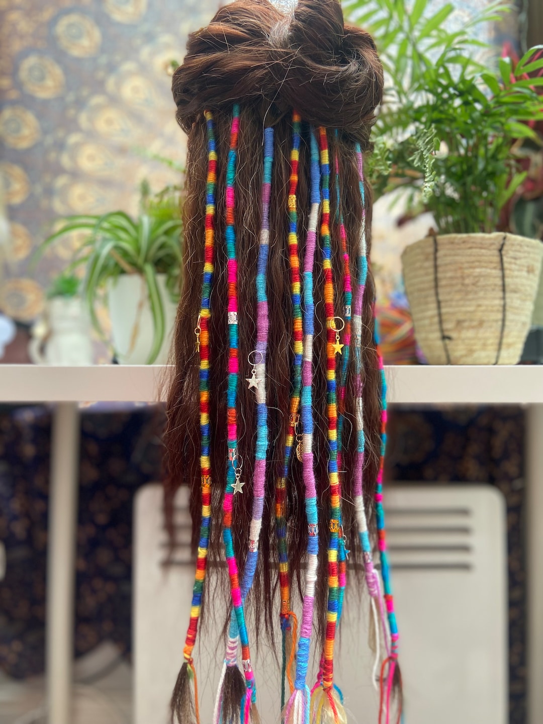 Hair Wraps With Jewellery - Clip in Hair Wraps - Loop Hair Wraps - Hair ...