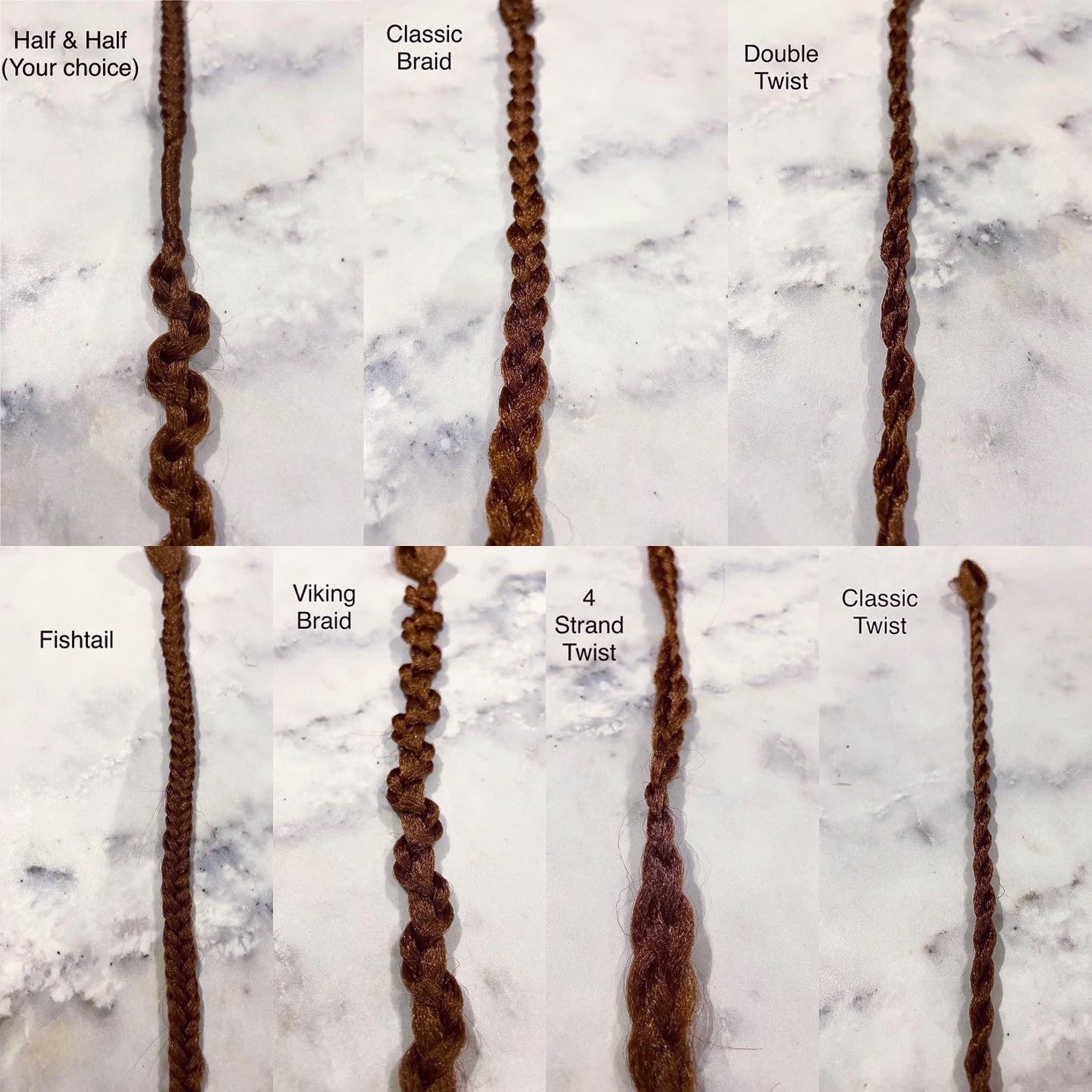 Clip in Dreadlocks and Braids - Synthetic - CUSTOM MADE - Etsy