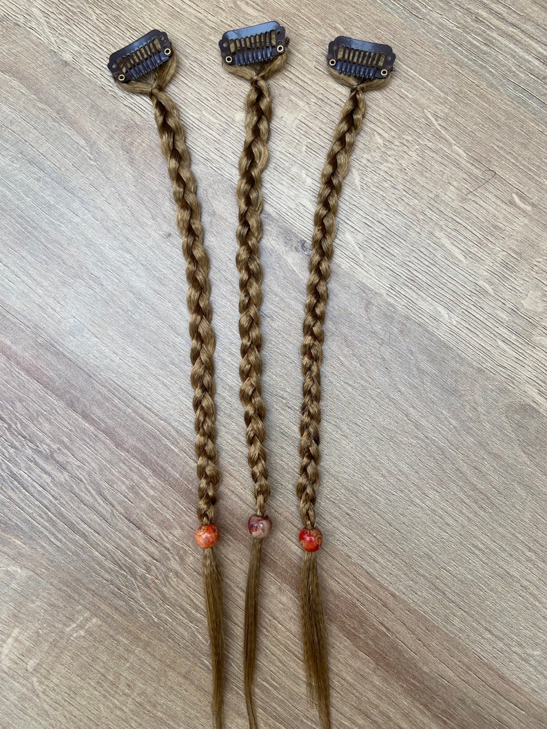 Clip in Dreadlocks and Braids Synthetic CUSTOM MADE - Etsy