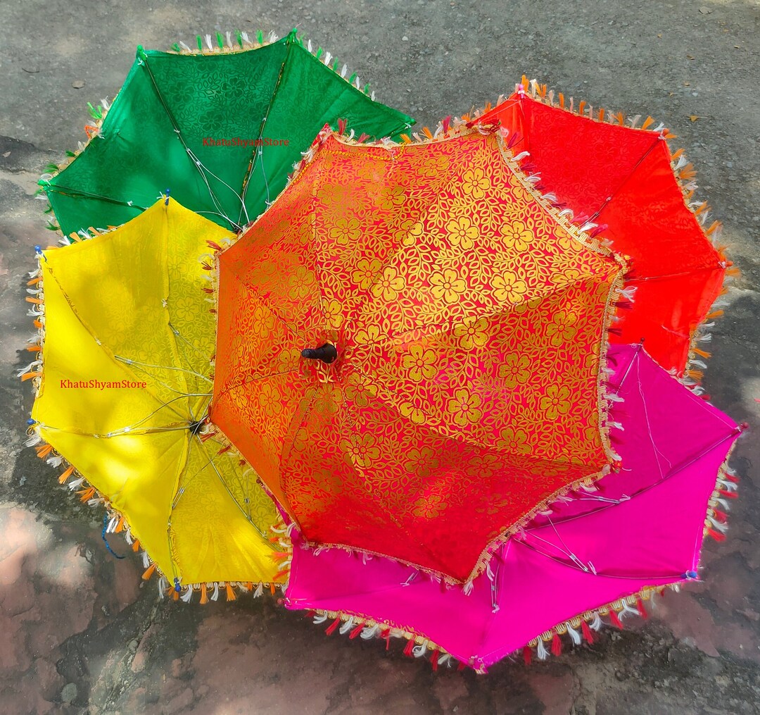 Wholesale Lot of Decorative Umbrella for Wedding Indian Decor Parasol ...